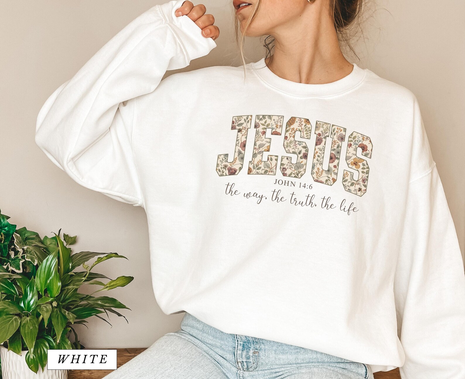 Jesus Sweatshirt,gift for Christian Women,bible Verse Sweatshirts ...