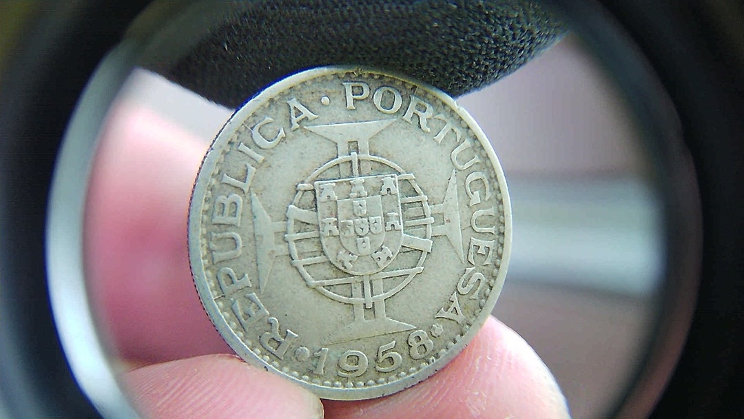 Timor-leste-portuguese Timor. 60 Centavos 1958. Nickel Brass Coin. S63 ...