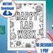 Lab Week 2025 Gift Tag Printable Mystery Diagnostic Digital Download ...