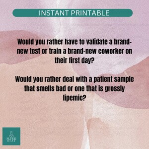 Lab Week Game 2025 Printable Medical Laboratory Professional ...