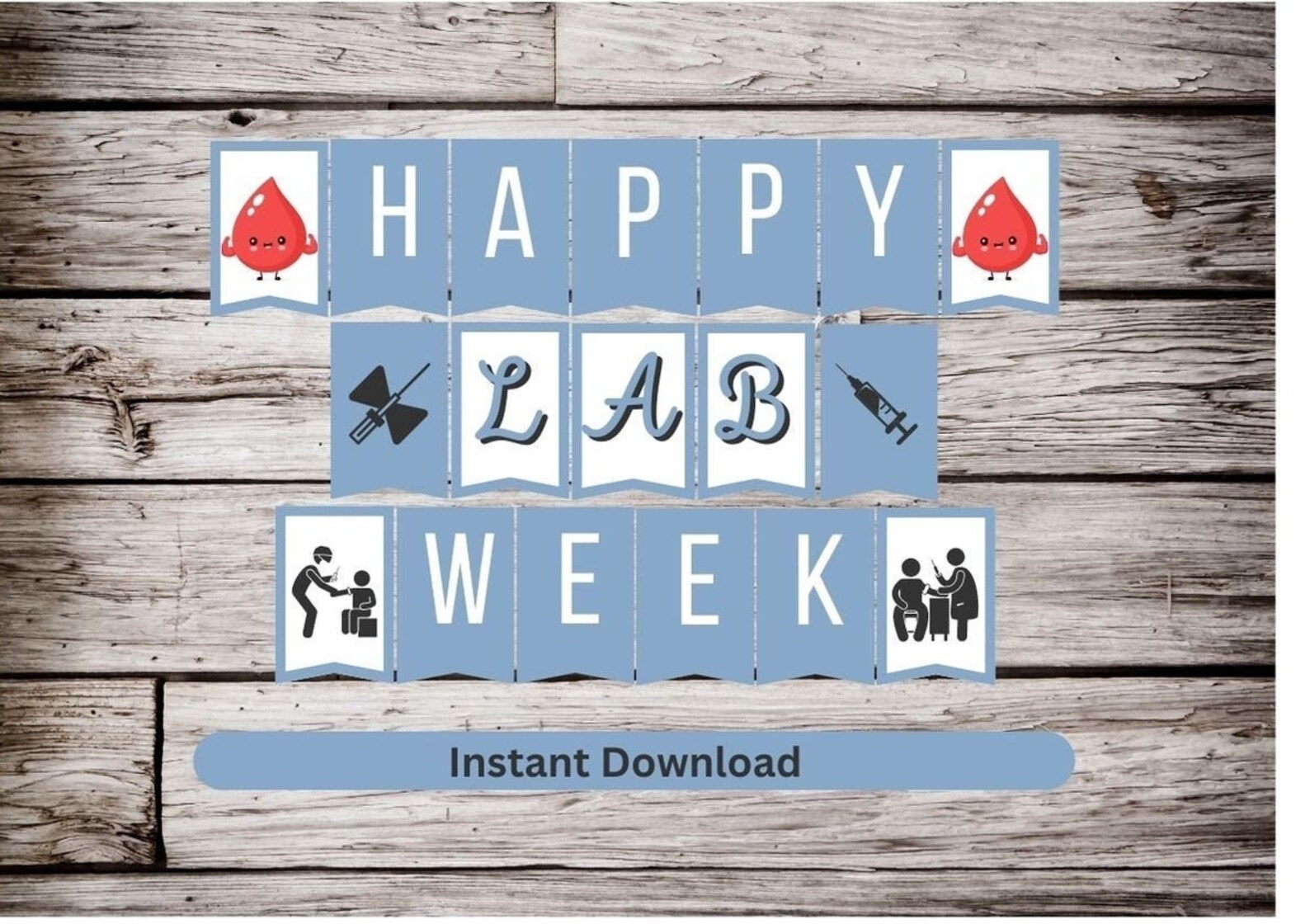 Printable Phlebotomy Lab Week Banner Laboratory Appreciation Week 2026 ...