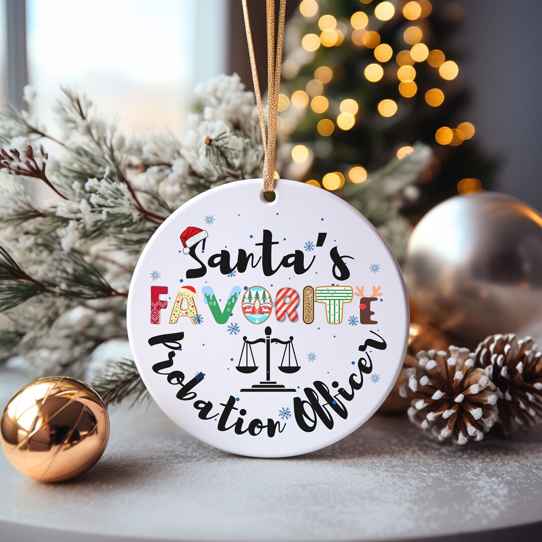 Probation Officer Ornament Juvenile Probation Officer Gift Probate ...