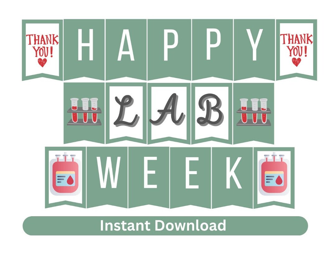 Lab Week Banner Blood Bank Banner Laboratory Appreciation 2023 Lab Week ...