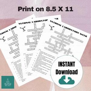 2025 Laboratory Week Idea Printable Pathology Lab Scientist Mystery ...