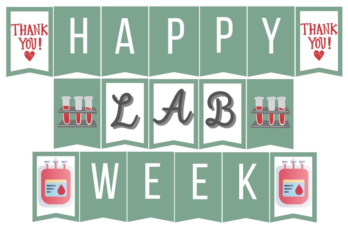 Lab Week Banner Blood Bank Laboratory Appreciation 2026 Lab Story ...