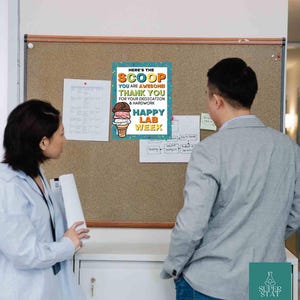 Printable 2025 Lab Week Sign Ice Cream Diagnostic Machine Laboratory ...