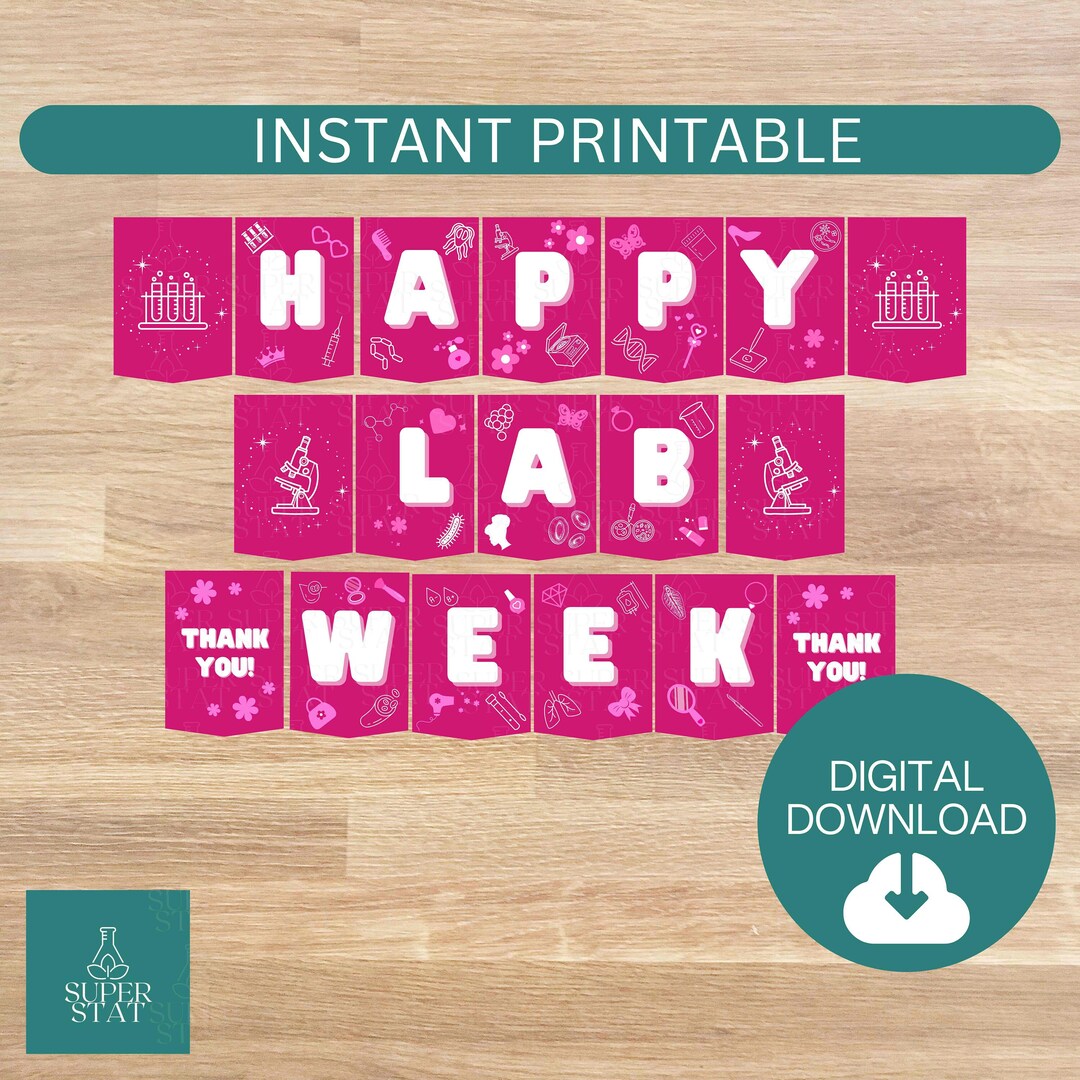 Digital Lab Week 2024 Banner, Lab is Everything, Laboratory ...