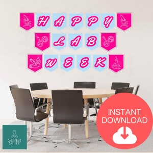 Digital Lab Week 2024 Banner, Lab is Everything Printable Laboratory ...