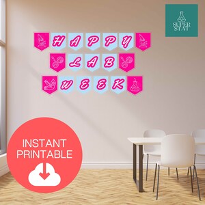 Digital Lab Week 2024 Banner, Lab is Everything Printable Laboratory ...
