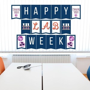 Lab Week Banner Digital Printable Hematology Laboratory Appreciation ...