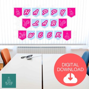 Digital Lab Week 2024 Banner, Lab is Everything Printable Laboratory ...