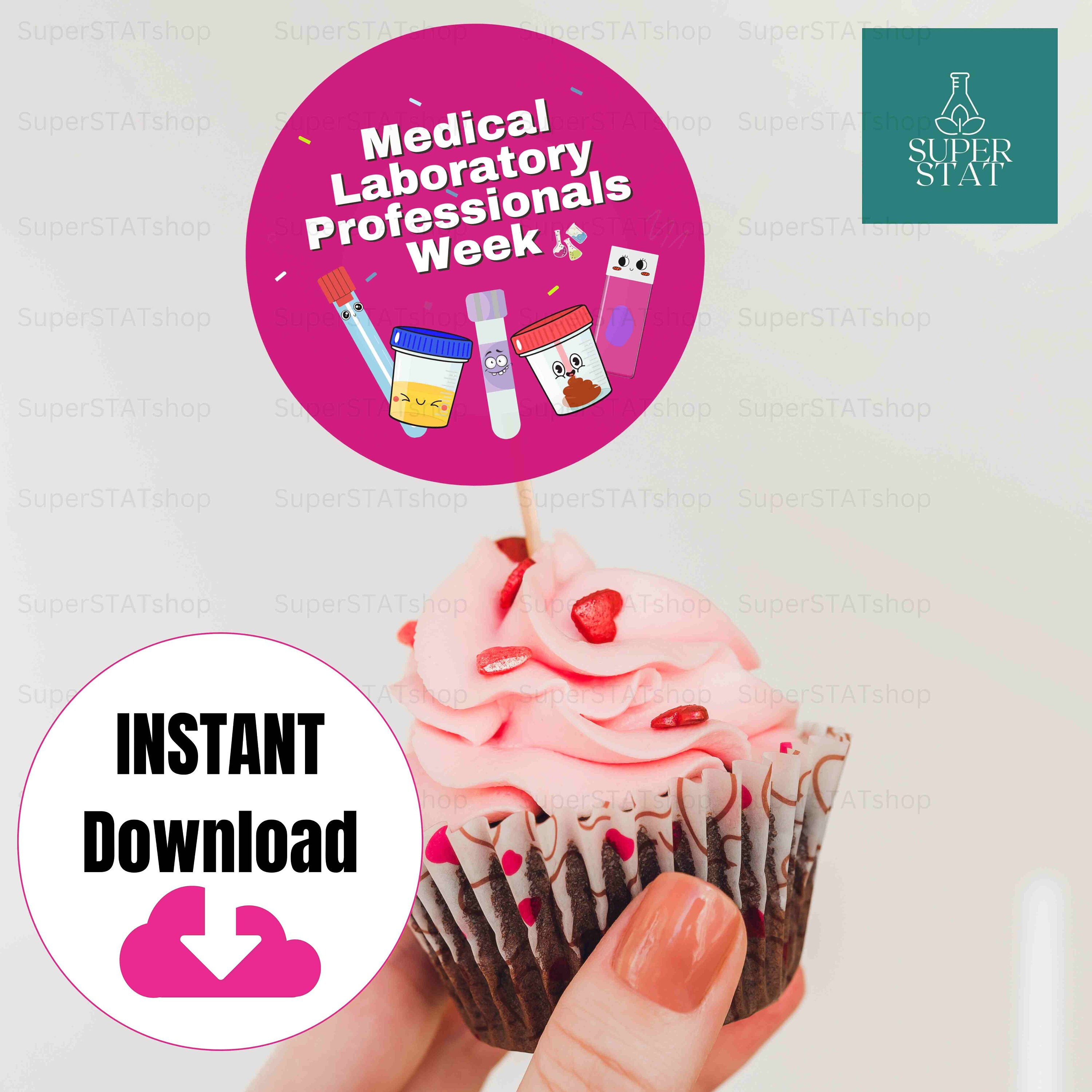 Printable Lab Week Cupcake Topper, Lab is Everything, Digital 2024 ...