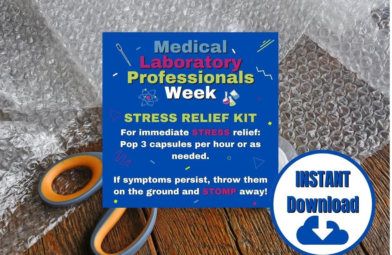 Printable Lab Week Gift Tag, Funny Lab Week Idea, Laboratory ...