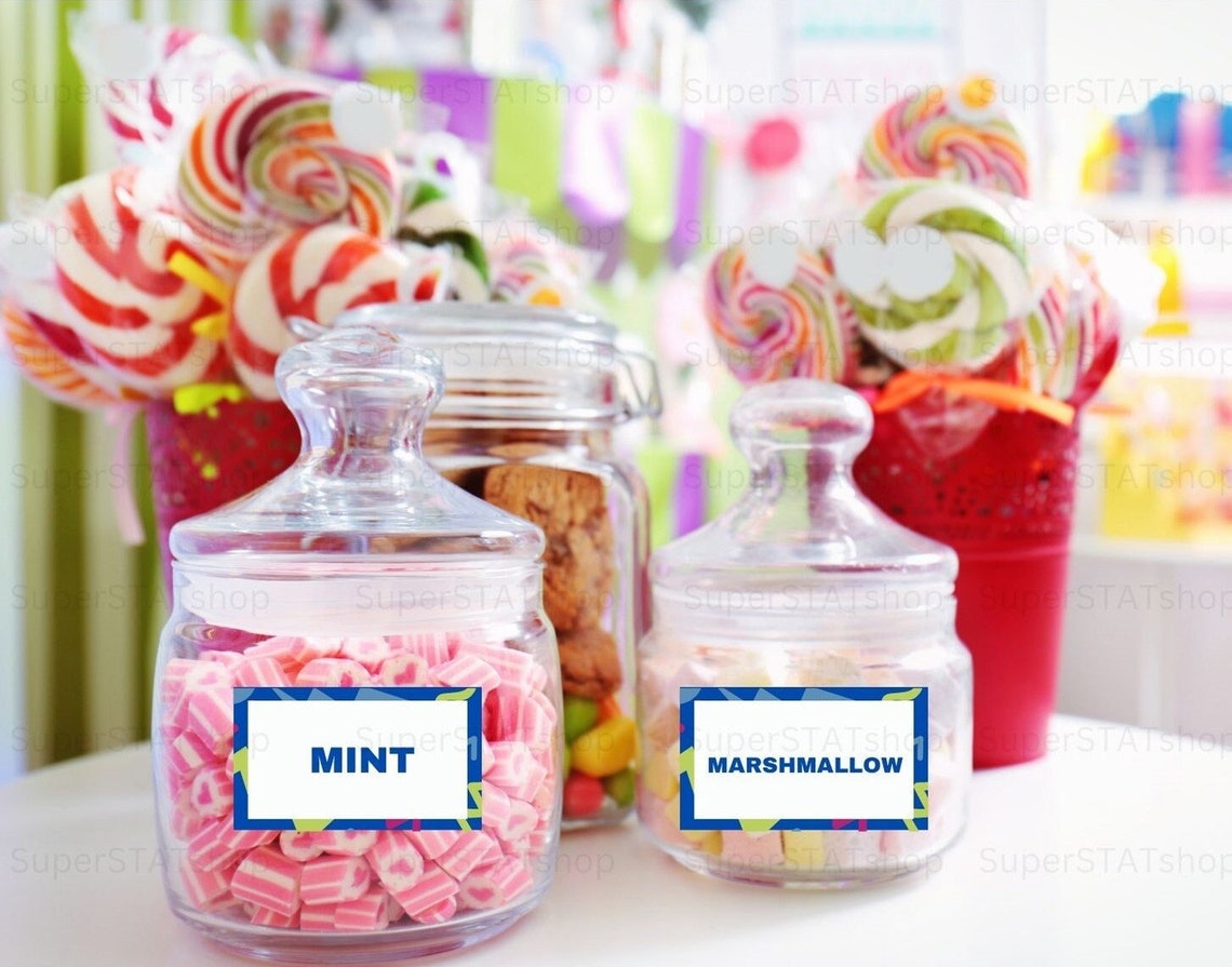 Instant Printable Lab Week Candy Buffet Candy Bar Labels Saved - Etsy