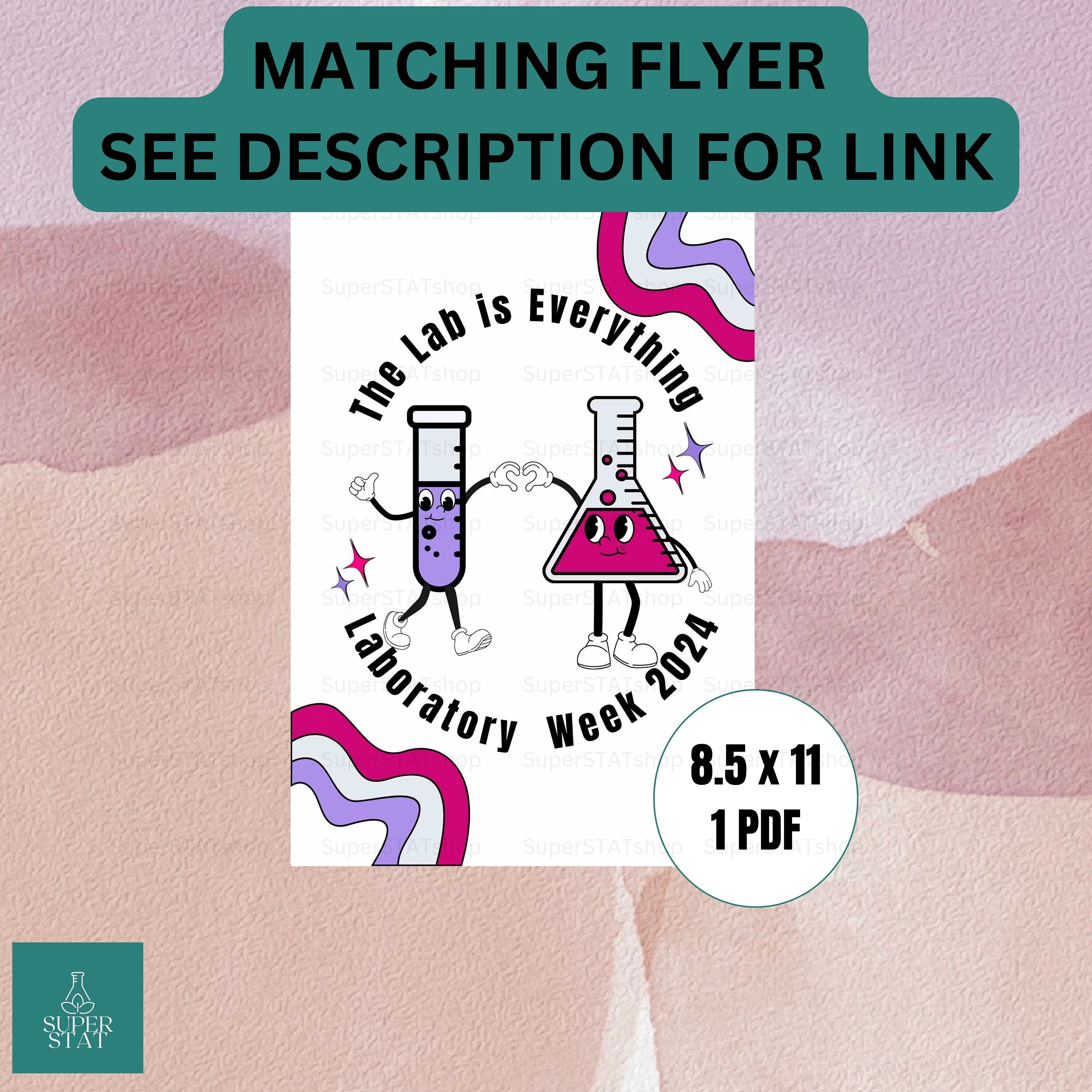 Digital Lab Week Gift Tag, Lab is Everything, Digital Download ...