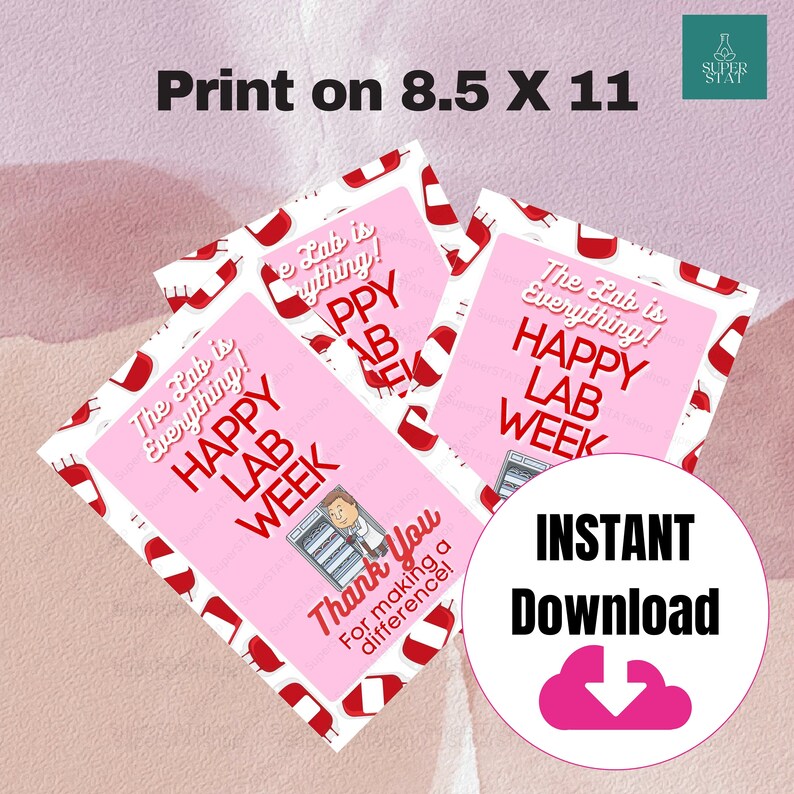 2024 Lab Week Sign, Lab is Everything, Printable Laboratory Week 2024 ...