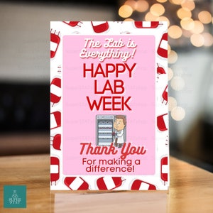 2024 Lab Week Sign, Lab is Everything, Printable Laboratory Week 2024 ...