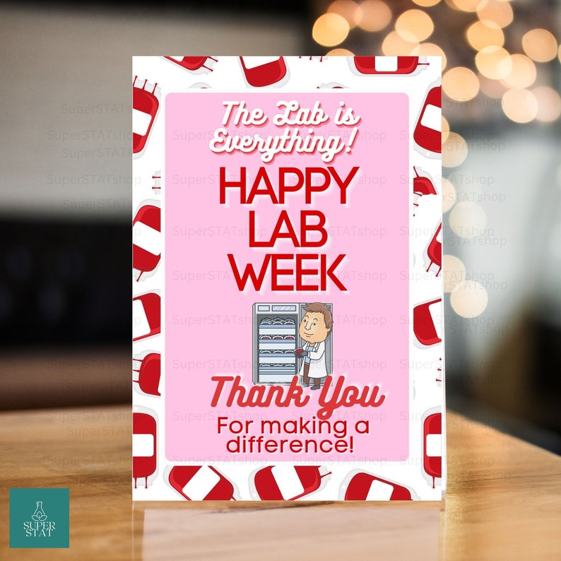 2024 Lab Week Sign, Lab is Everything, Printable Laboratory Week 2024 ...