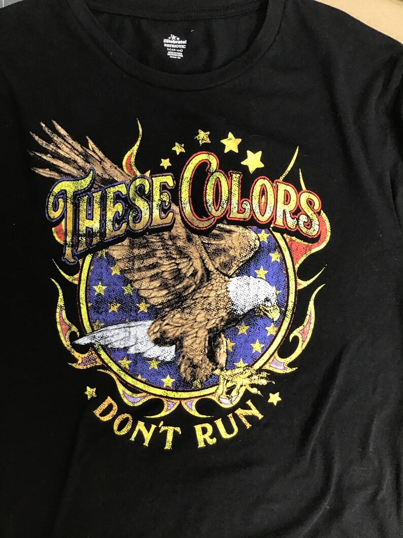 These Colors Dont Run T-shirt With Long Bell Sleeves / - Etsy