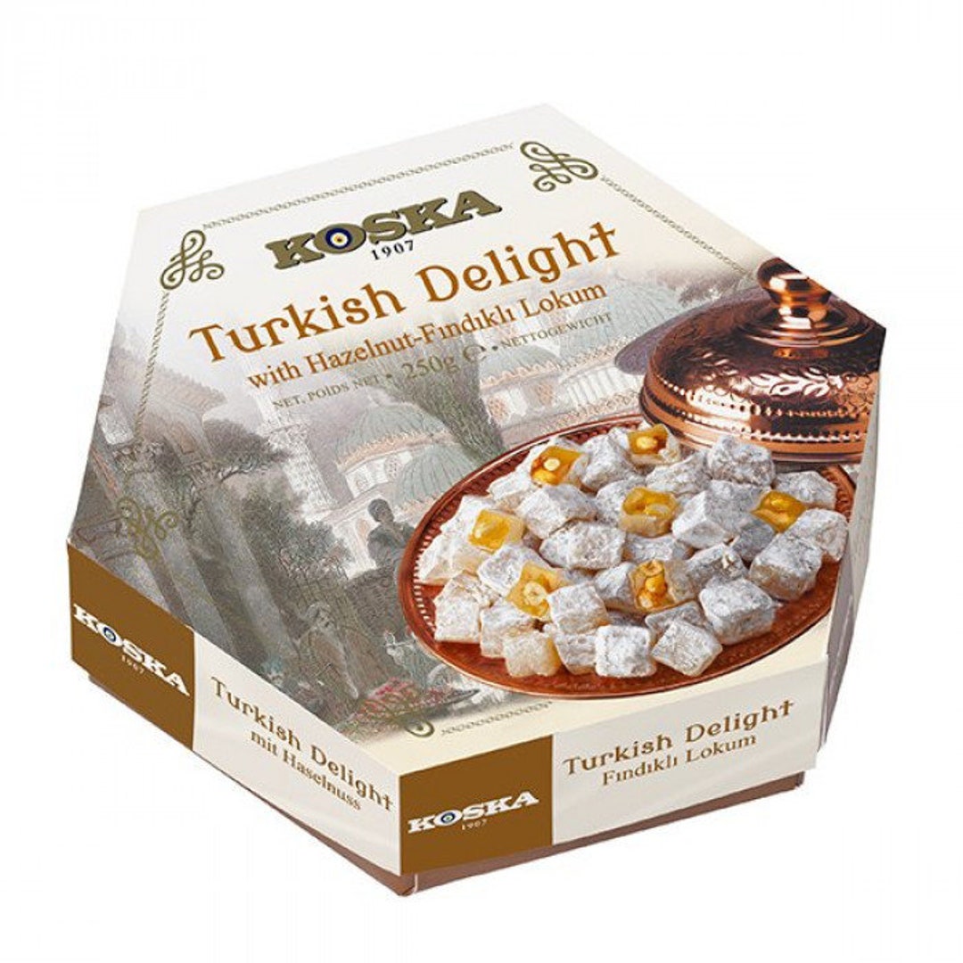 Koska Turkish Delight With Hazelnut Flavoured - Etsy