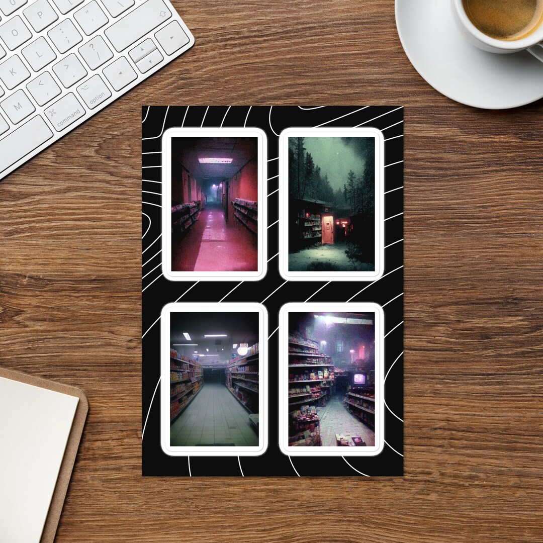 Backrooms: A Creepy Sticker Set Featuring Mysterious Symbols - Etsy