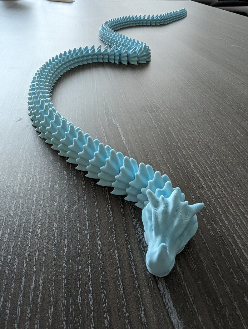 Articulated Bone Dragon 3D Printed Fidget Toy Sensory - Etsy