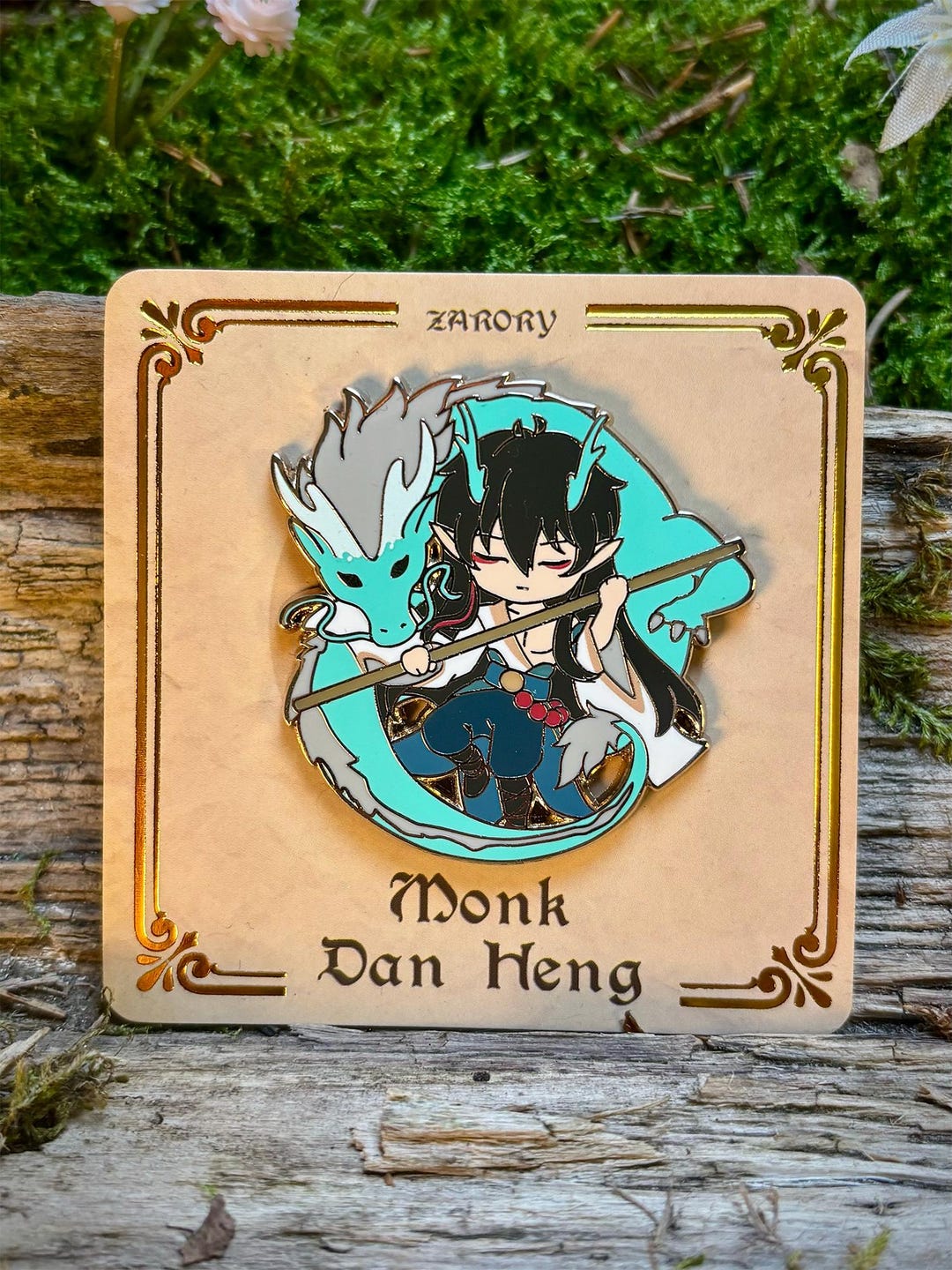 Monk Dan Heng - Fantasy HSR Enamel Pin - Etsy