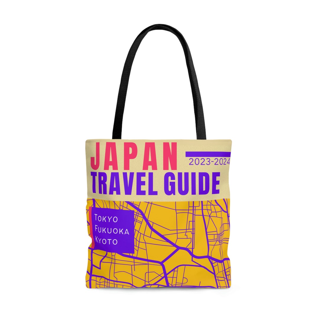 Japan Travel Guide Tote Bag Grocery Bag Bags and - Etsy
