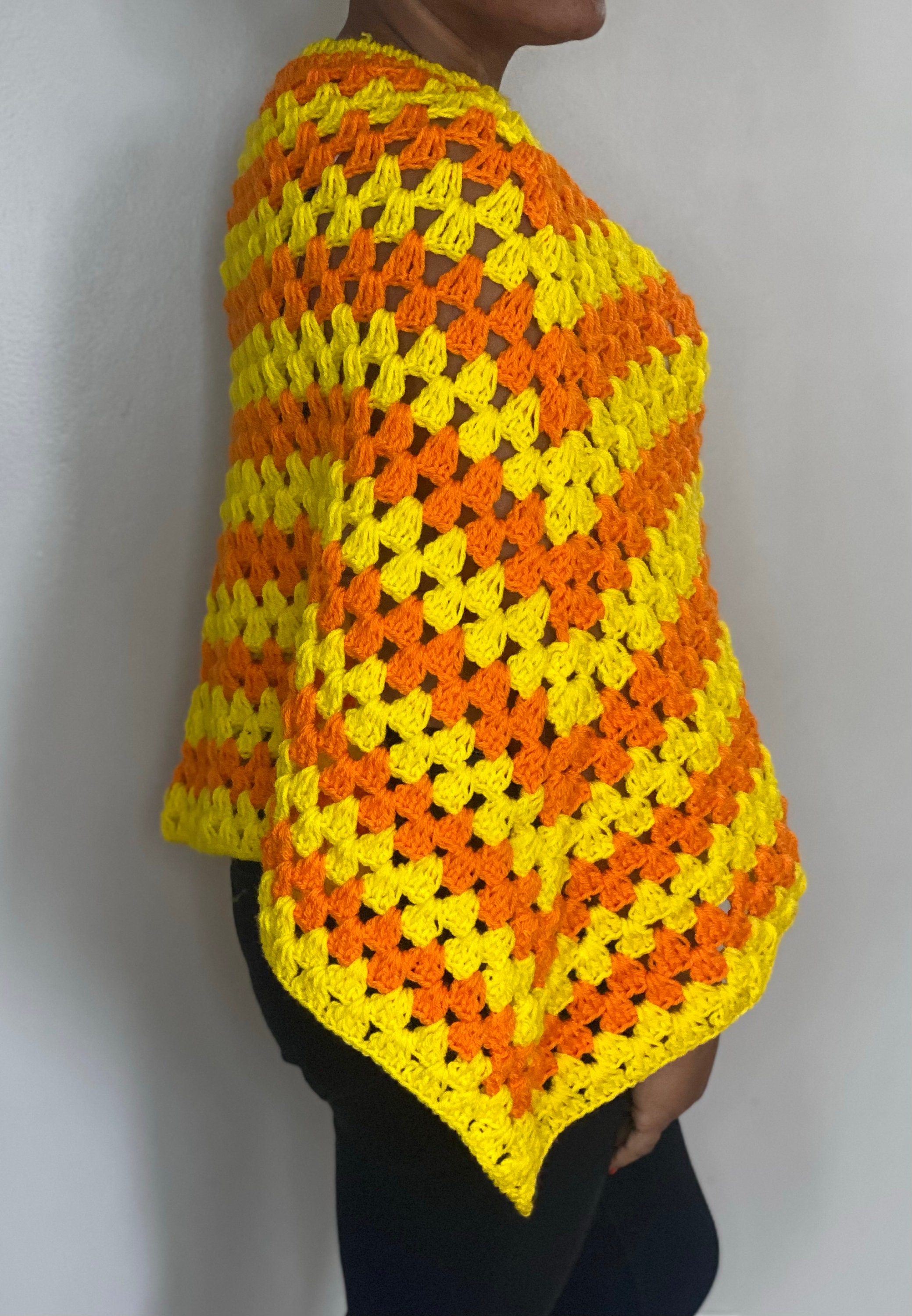 Poncho Crochet - Etsy