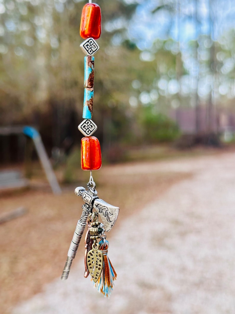 Tomahawk Car Charms, Rear View Mirror Charms, Car Accessory, Car ...