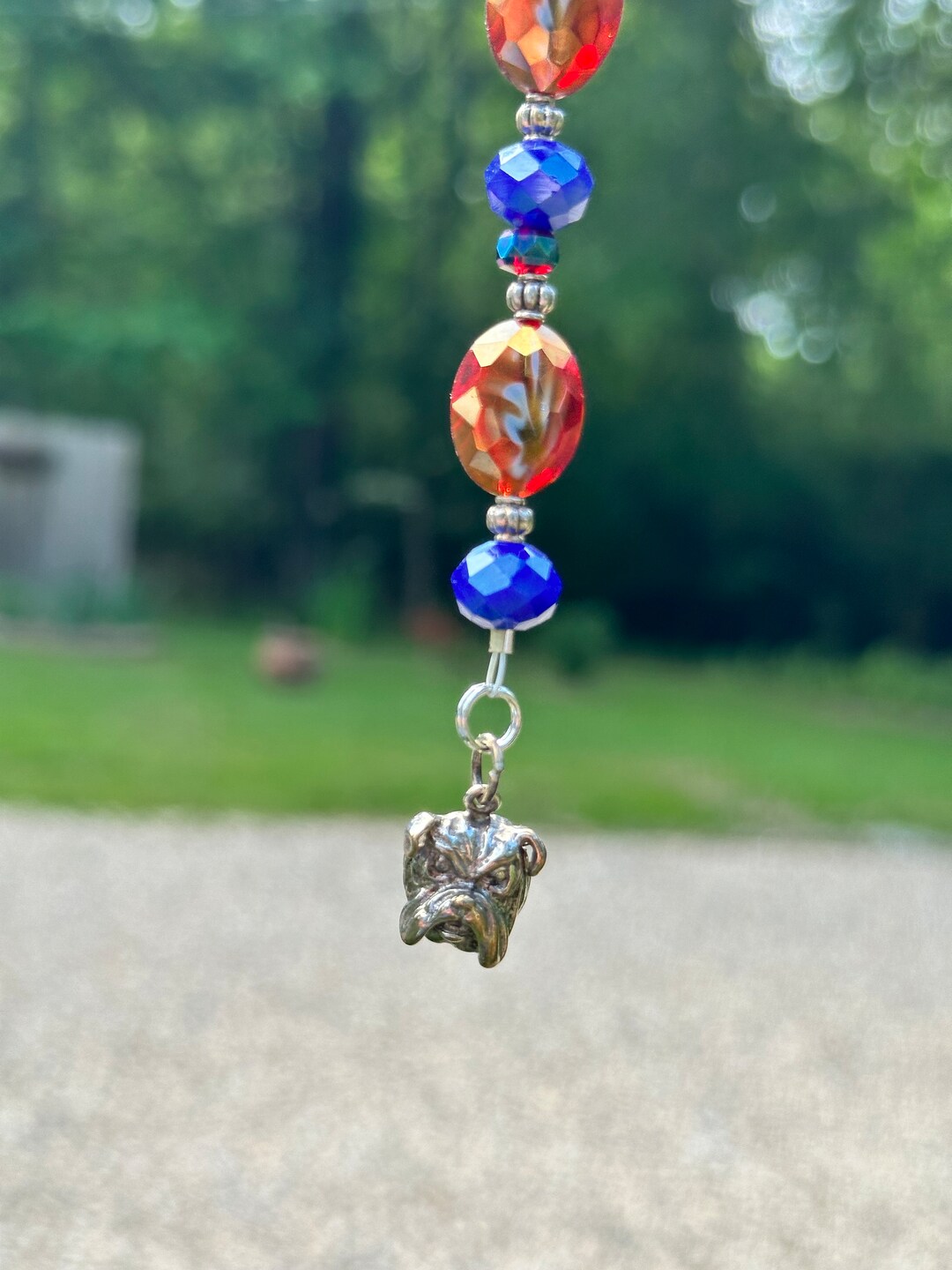 Tech Car Charms, Tech Bulldogs Rear View Mirror Charms, Car Accessory ...