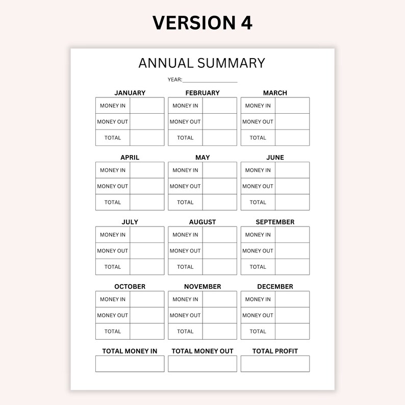 Printable Money Tracker, Expense Tracker, Savings Tracker, Money in ...