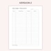 Printable Income Tracker, Money Tracker, Income Template, Income Log ...
