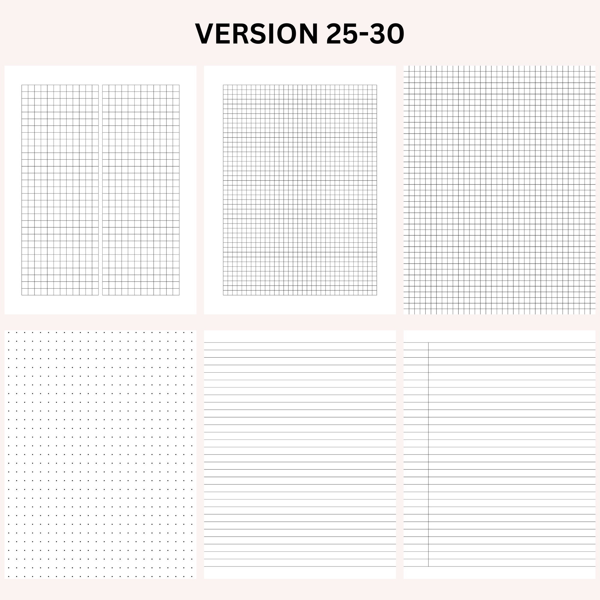 Printable Notebook Pages, Note Taking Templates, Notes Planner, Lined ...