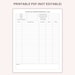 Editable Vehicle Maintenance Log, Printable Vehicle Repairs Log, Car ...