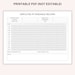 Editable Employee Attendance Record, Printable Absence Tracker ...