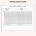 Editable Employee Attendance Record, Printable Absence Tracker ...