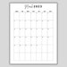Printable 2023 Monthly Calendar, Year Calendar, Minimalist Calendar ...