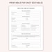 Editable Employee Time-off Request Template, Printable Vacation Request ...