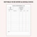 Editable Vehicle Maintenance Log, Printable Vehicle Repairs Log, Car ...