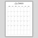 Printable 2023 Monthly Calendar, Year Calendar, Minimalist Calendar ...