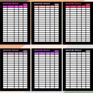 Printable Inventory Tracker, Small Business Organizer, Inventory ...