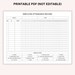 Editable Employee Attendance Record, Printable Employee Absence Tracker ...