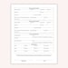 Editable Job Application Template, Printable Application for Employment ...