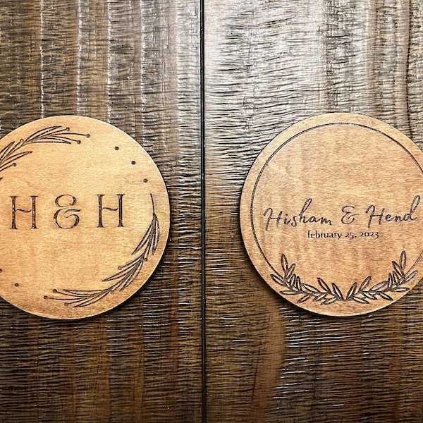 Laser Engraved Coasters - Etsy