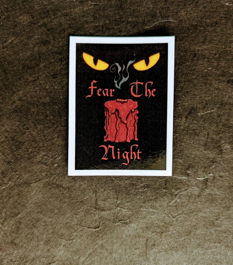 Fear the Night Sticker - Etsy