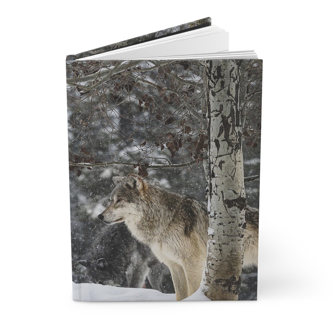 Yellowstone Wolf Hardcover Journal - Etsy