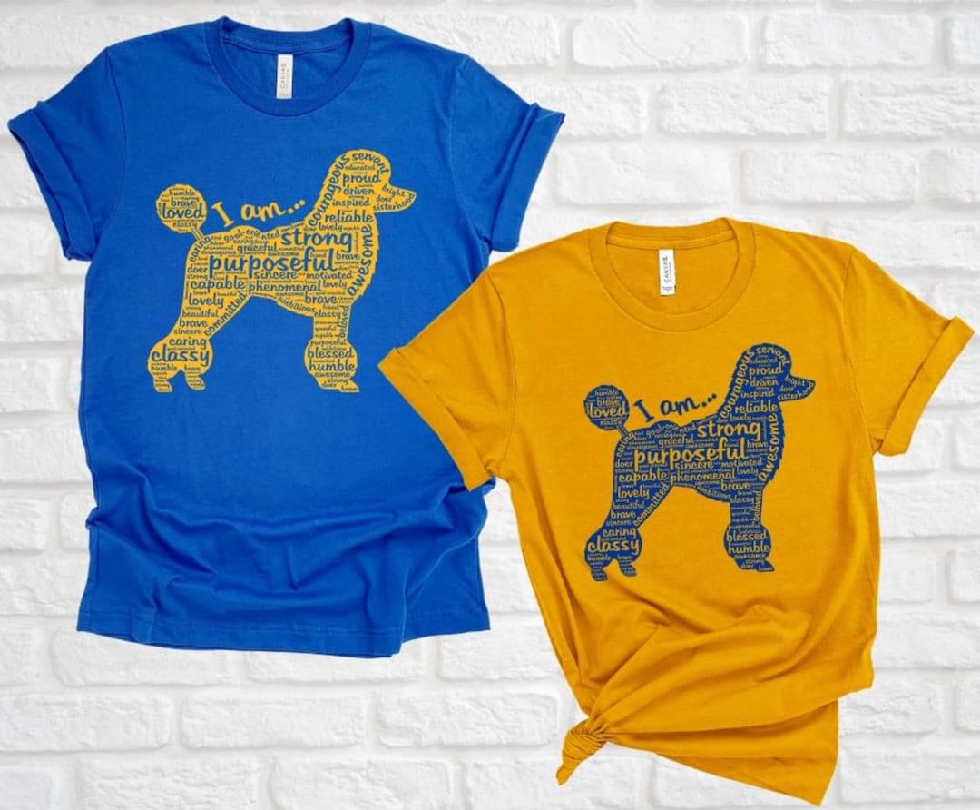 Sigma Gamma Rho, Poodle, HBCU, Butler University 1922 - Etsy