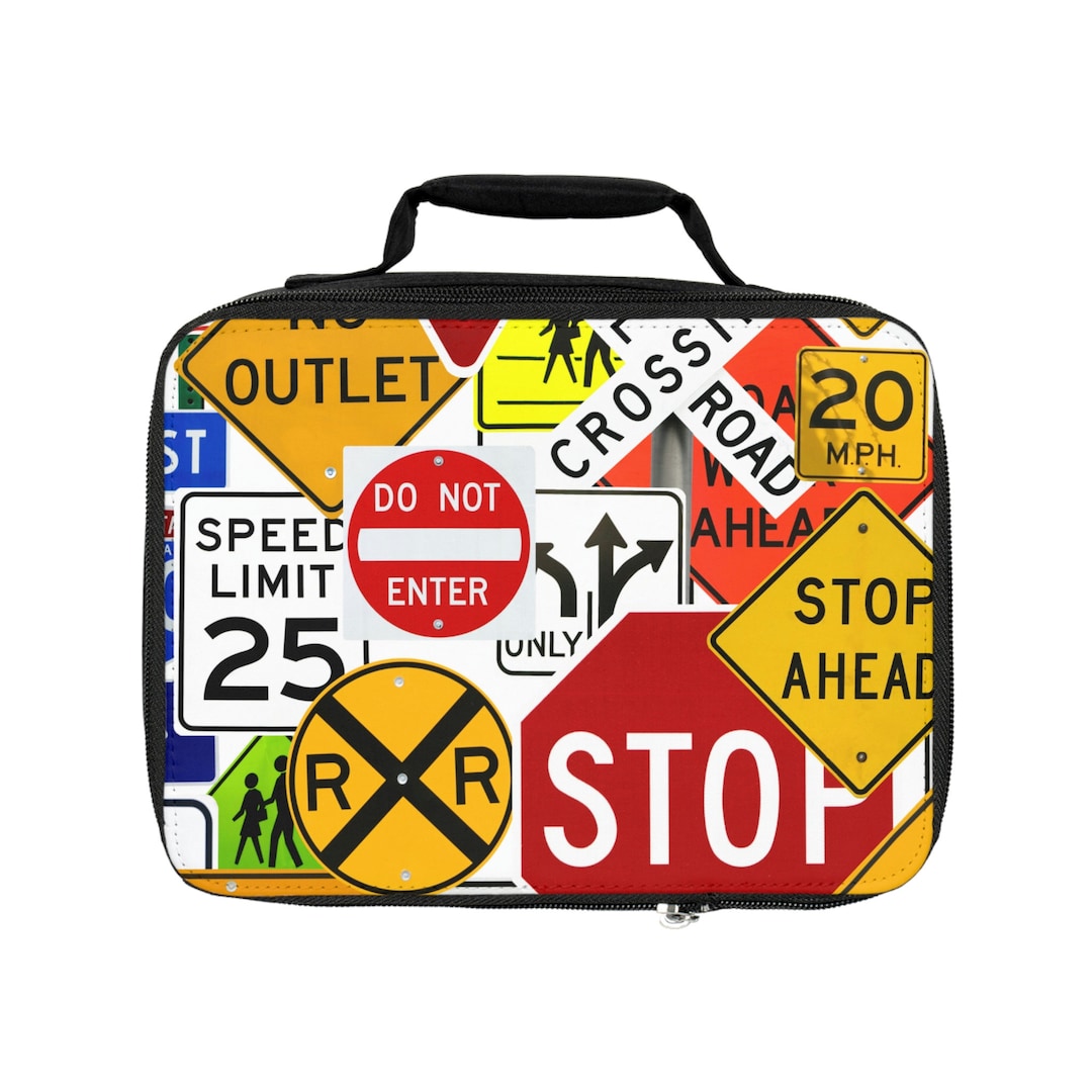 Road Sign Lunchbox, Traffic Signs Lunchbox, Lunchbox for Kids, Lunchbox ...