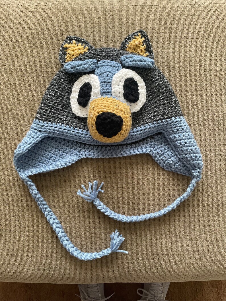 Bluey, Bingo, Bandit, and Chilli Hats - Etsy